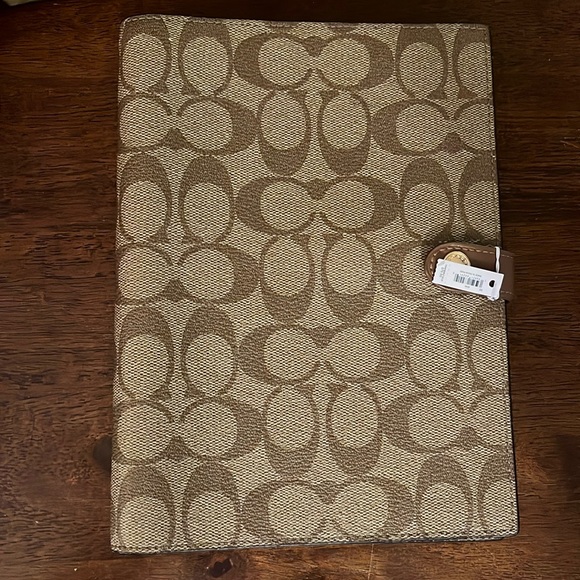 Coach | Other | Coach Signature Canvas Journal Cover And Notepad | Poshmark